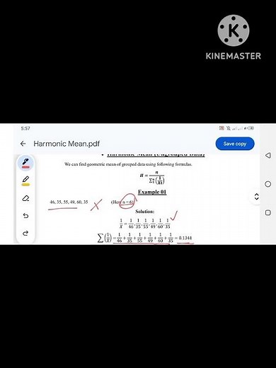 How to Calculate Harmonic Mean? Example...