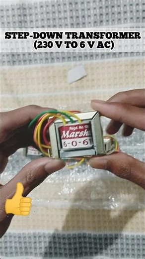 ⚡ Step-Down Transformer 230V to 6V AC | Unboxing & Details