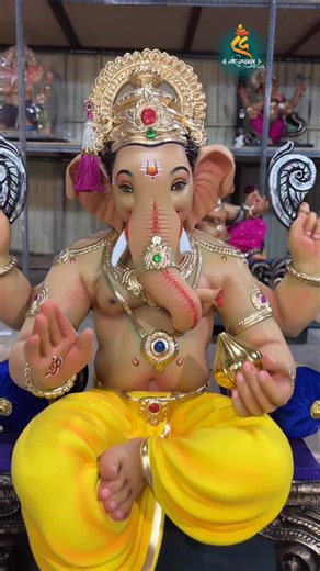 Sai Gajmukh Art Studio (Virar) on Instagram: "sai gajmukh art studio virar sahdu matiche bappa"