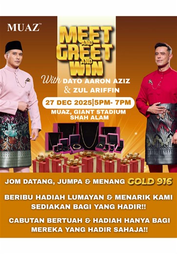 Berjumpa & Menang: Peluang Emas di Shah Alam!