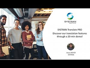 Live Demo of SYSTRAN Translate PRO