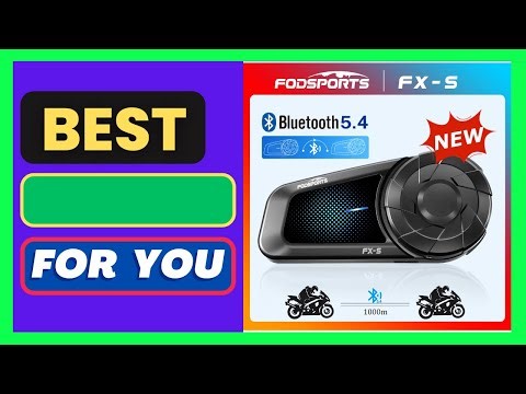 Fodsports FX-S Bluetooth Helmet Headsets Motorcycle