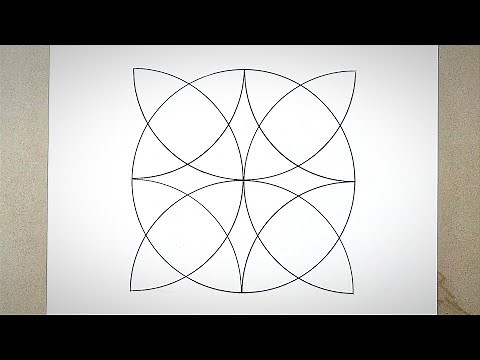 How to draw Easy Geometric Pattern | Simple Geometric Pattern By Compass and Scale | @learnart