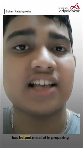 Want to Top Std X? 🧠 Learn the Secrets from Vidyalankar’s Topper!