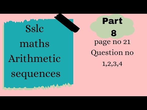 Sslc maths |Arithmetic sequence|part 8|@Khairash Learning Hub