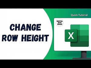How to Change Row Height in Excel
