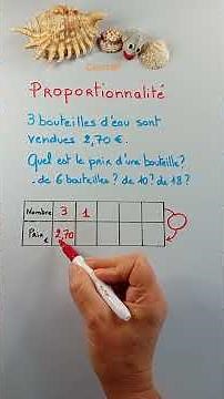 📊 Proportionality Table | 📝 Corrected Math Exercises 🔢 ➗ ✓