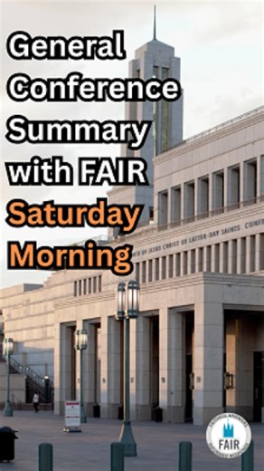 General Conference with FAIR | A Summary of Saturday Morning Session | October 2025 Checkout our website at FAIRlatterdaysaints.org #churchofjesuschristoflatterdaysaints #thechurchofjesuschristoflatterdaysaints #churchofjesuschrist #latterdaysaints #mormon #exmormon #mormonchurch #lds #fairmormon #fairlds #fairlatterdaysaints #faithfulanswers #latterdaysaints #faithcrisis #prolds #bookofmormon #faithcrisis #churchhistory #cesletter #debunked #fairconference #christian #cult #faithtransition #eva