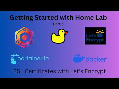 HomeLab SSL certificates for FREE with minimal effort