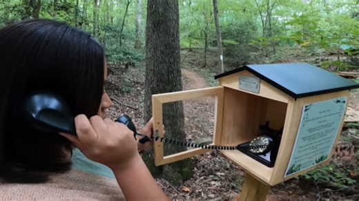 Wind phone memorial at Conestee Nature Preserve uses conversation to navigate grief