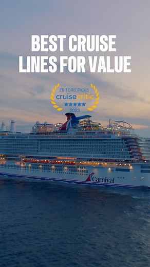 Our editors have determined which cruise lines are the best value for your money! 💰 For ocean cruises, Carnival reigns supreme and you can know you’ll never be nickled and dimed on this line. Whether you’re with friends, a significant other or your family, you’re bound to have a good time, with minimum damage to your wallet. For luxury cruises, Emerald is the best value. Emerald’s two identical ships hold only 100 guests each, and sailings are inclusive of things like drinks at lunch and dinner