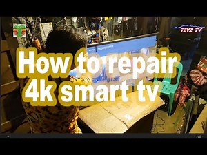 Devant smart 4K tv, sound only and backlight. How to repair.