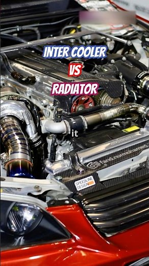 Intercooler vs Radiator: who is the winner? #intercooler #radiator #cooling #airintake