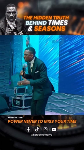 Sir, Nothing slows a man like the inability to discern times and seasons. It can make you arrive late or miss destiny. There is a divine instruction for every season and those who sense God’s movement never miss their moment. ‎ ‎Those who discern divine timing never struggle for relevance. They know when to speak, when to act, and when to move. ‎ ‎But discernment alone is not enough, it must be matched with prompt obedience. Every divine instruction is time-sensitive. When you move as soon as Go