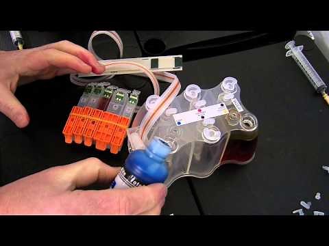 How to fill and prime CL-551 Ciss continuous ink system