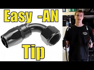 Easy Tip to Assemble AN Fittings - AN Power Steering Lines for the RB20 Swap