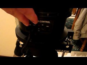 Meades ETX90 Showing Home Position