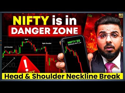 Is Nifty is in Danger Zone?⚠️| Head & Shoulder Neckline Break
