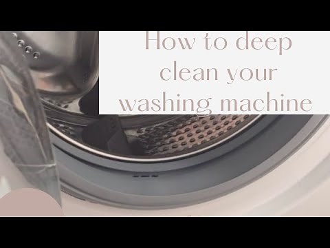 HOW TO CLEAN A WASHING MACHINE || BAKING SODA & VINEGAR