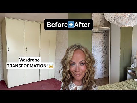 DIY Wardrobe Makeover | Upcycling Old Fitted Wardrobes on a Budget