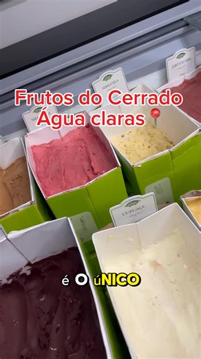 GUSTAVO/Bora Ali Brasilia on Instagram: "🏠Mais 60 sabores na melhor sorveteria Frutos do Cerrado. -Produzido com frutas selecionadas e despolpadas pela nossa equipe. -Mais de 120 opções de produtos Produzidos com leite tipo A2 (A2A2) -Produzidos com água mineral engarrafada -Ingredientes premium com rastreabilidade B & Produtos artesanais -Percepção nítida do sabor da fruta. 🕢De 10h às 19h Abre todos os Dias 📍 Rua 37 norte lote 07 loja 02 Aguas Claras"