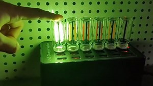 USB LED Atmosphere Light, Plug-in USB Ambient Retro Lamps, Mini LED Car Interface Charging Night Light for Hallway, Bedroom (Purple)