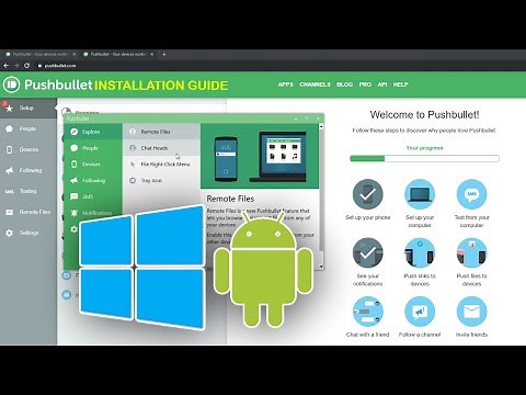 Pushbullet Installation Guide for Windows and Android