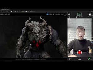 Hairy Beast Final Boss - 3D Character all features