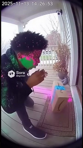 Paint Bomb Prank on Porch Pirates 😂💥 They Run Away in Guilt!