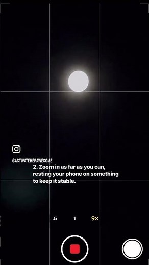 How to Take Clear Photos of the Moon with an iPhone.