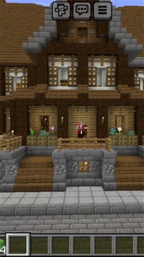 Minecraft how to spawn house #shorts