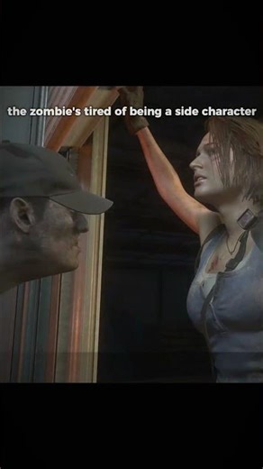 dude just stood there patiently #jillvalentine #residentevil3