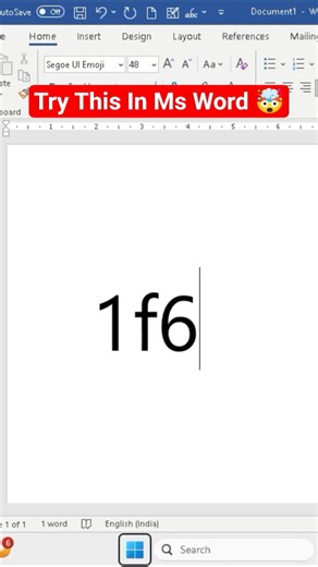 MS Word Symbol | Hidden Symbol Trick #MSWord #WordSymbols #WordShorts #shorts
