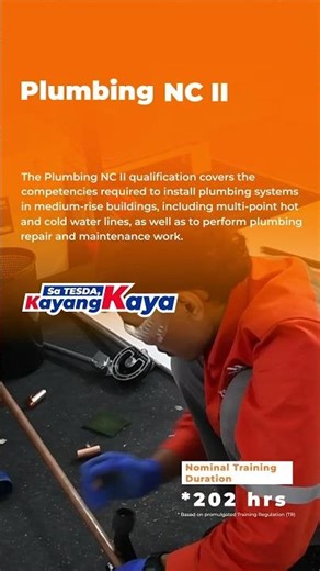 Training Regulation - Plumbing