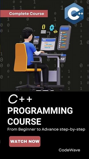 C++ tutorial from beginner to advance step by step #cpp #cplusplus #c #cppbasics #coding