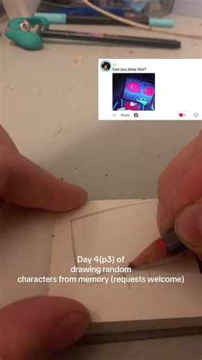 Drawing Random Characters from Memory - Day 4 Challenge