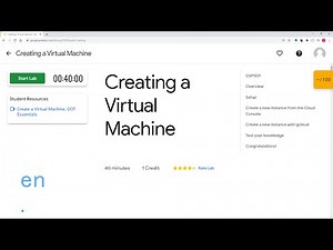 Qwiklabs: Creating a Virtual Machine