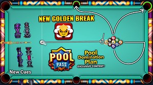 8 Ball Pool - New Golden Break - POOL DOMINATION Season (Part 1) New Pool Pass Level Max GamingWithK YouTube Channel: https://www.youtube.com/c/GamingWithK #GamingWithK #8ballpool #NewGoldenBreak #PoolDomination | Gaming with K