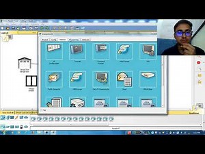 Mini project using Cisco packet tracer( Smoke detection with fire prevention)