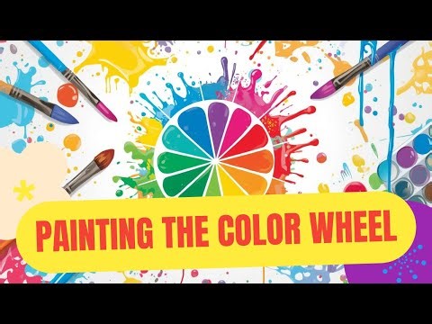 Easy Color Wheel Painting Lesson for Kids