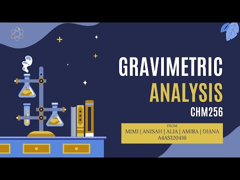 CHM256 | VIDEO ASSESSMENT | GRAVIMETRIC ANALYSIS