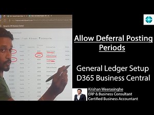 Allow Deferral Posting Periods through General Ledger Setup | D365 Business Central