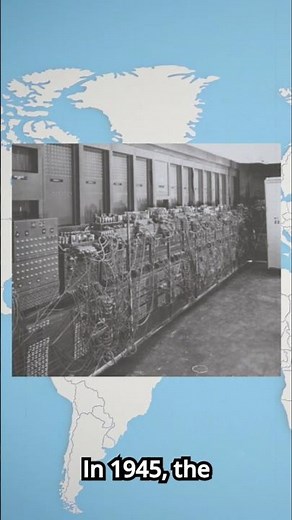 First Electronic Computer (ENIAC) – 1945