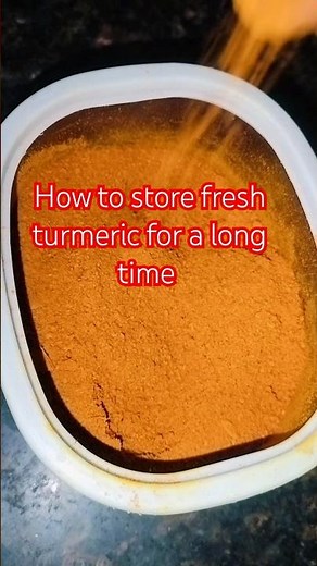 How to store fresh turmeric for a long time ‪@Kashvivivekvarshney‬