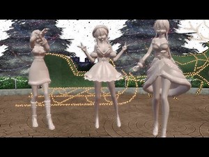 petrified women at christmas #asfr #petrification #animation #mmd