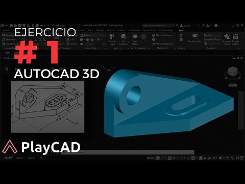 Modelado en 3D con AutoCAD 2023: Ejercicio #1
