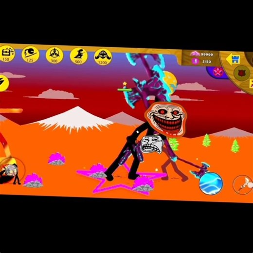 Troll Face is OUT OF CONTROL in Stick War: Legacy!😈🔥😈☠️
