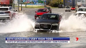 19K views · 109 reactions | Brisbane might not be exposed to the open ocean but that's not to say cyclone Seth isn't having an impact. The storm surge combined with high tides saw levels peak at 2.6 metres in Brisbane today. 7NEWS at 6pm. More local news: 7news.com.au/news/brisbane #qldweather #7NEWS | 7NEWS Brisbane | Facebook