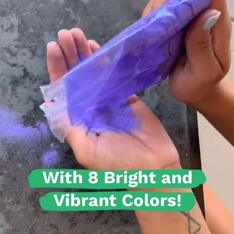 Color Blaze 8-Pack Holi Color Powder – Includes 8 Vibrant Colors (75g Each) – Pink, Red, Orange, Yellow, Green, Teal, Blue, Purple – Perfect for Toss, Rangoli, Fun Runs, Color War, Parties & Festivals