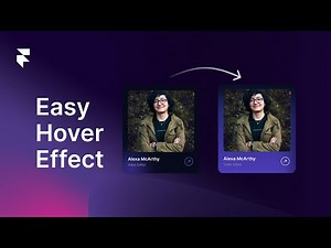Easy Card Hover Effect | Beginner FRAMER Tutorial